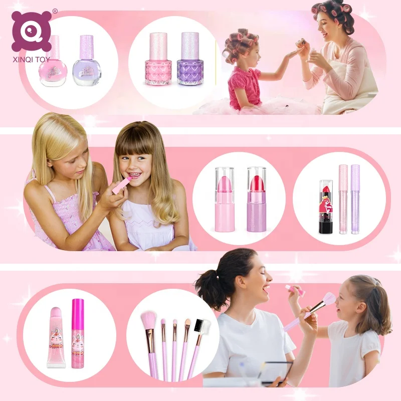 Custom Role Play Toys For Girls Children Cosmetics Toys Set Make Up Kit ...