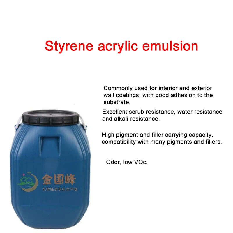 Styrene-acrylic Emulsion Conducive To The Direct Use Of Latex And The ...