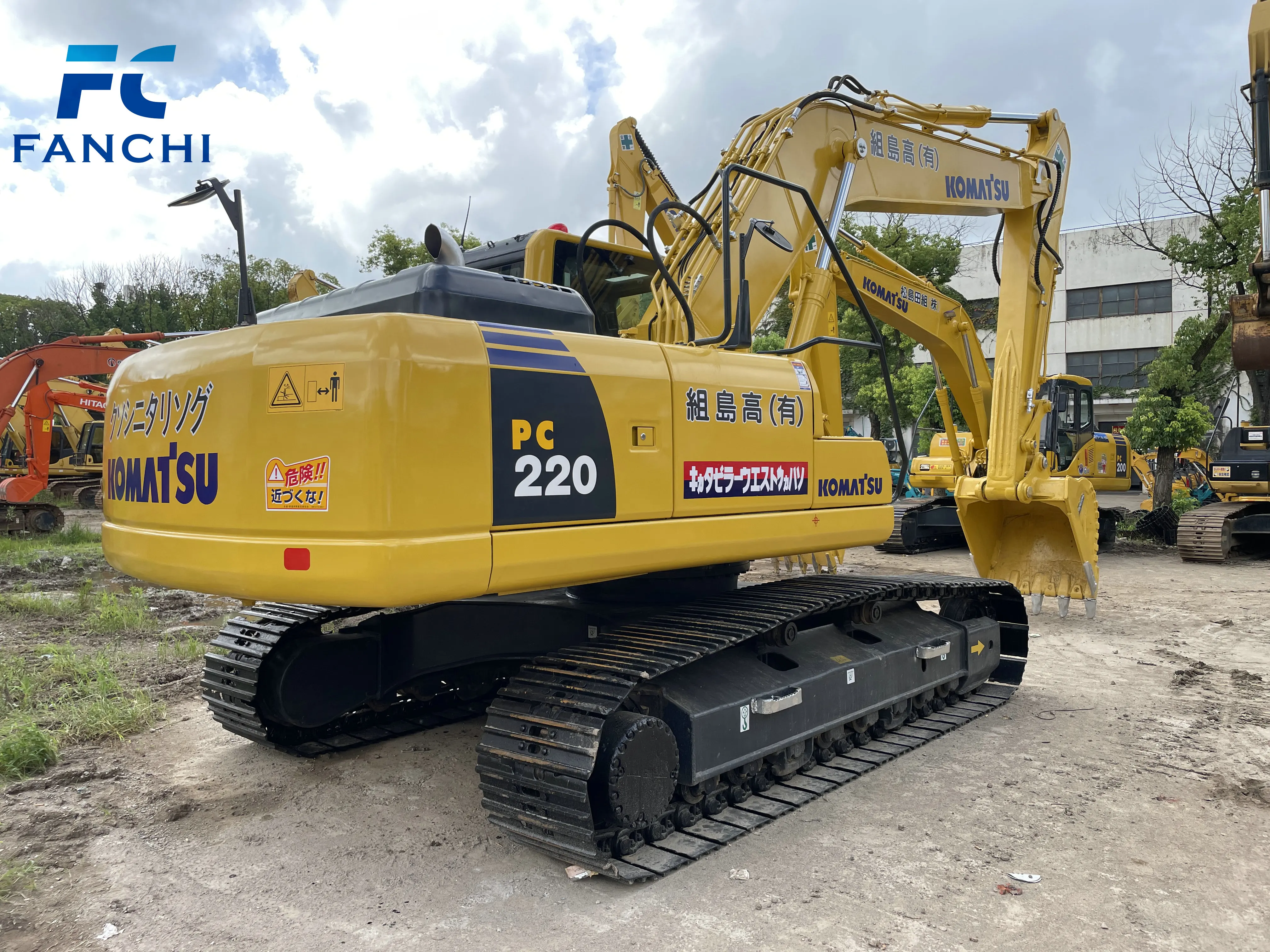 Japan Original Used Komatsu Pc220-8 Excavator Pc220/240/270 Medium Duty Digital Crawler ...