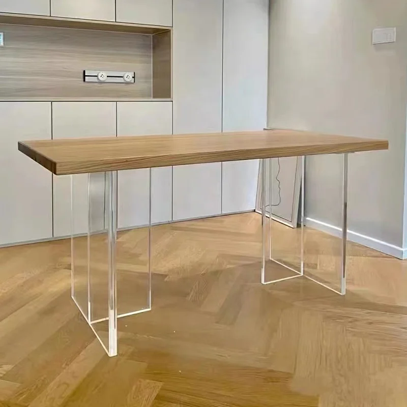 Transparent Acrylic Table Legs - Modern Furniture Enhancements