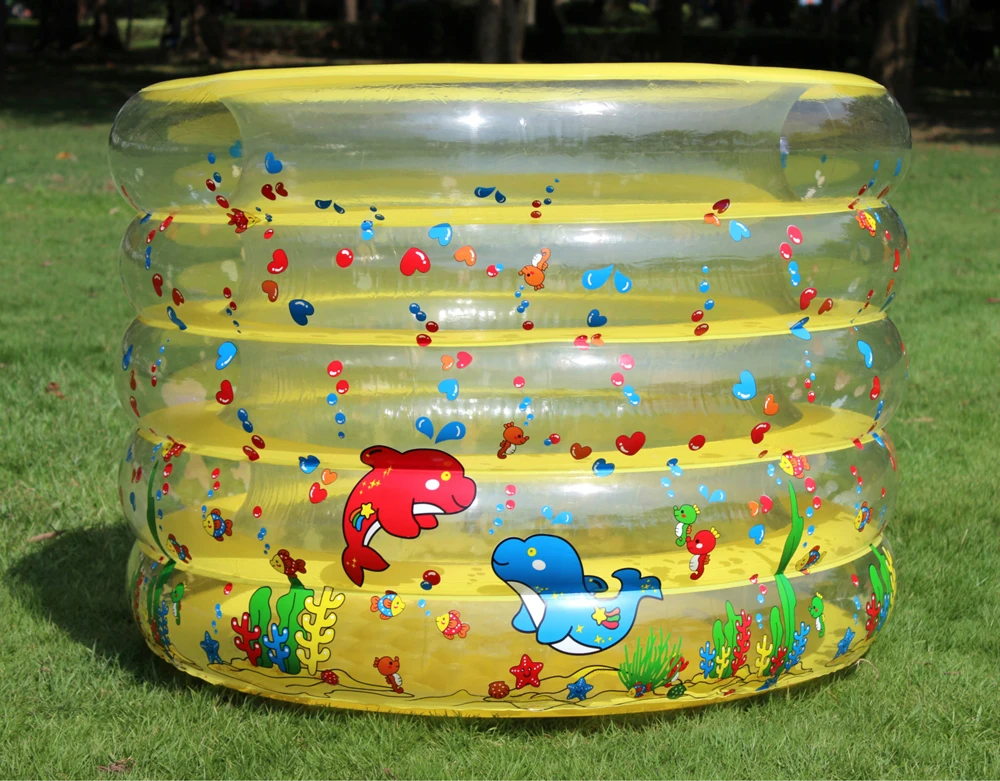Customized Round Pvc Inflatable Tropical Fish Swimming Pool For Kids ...