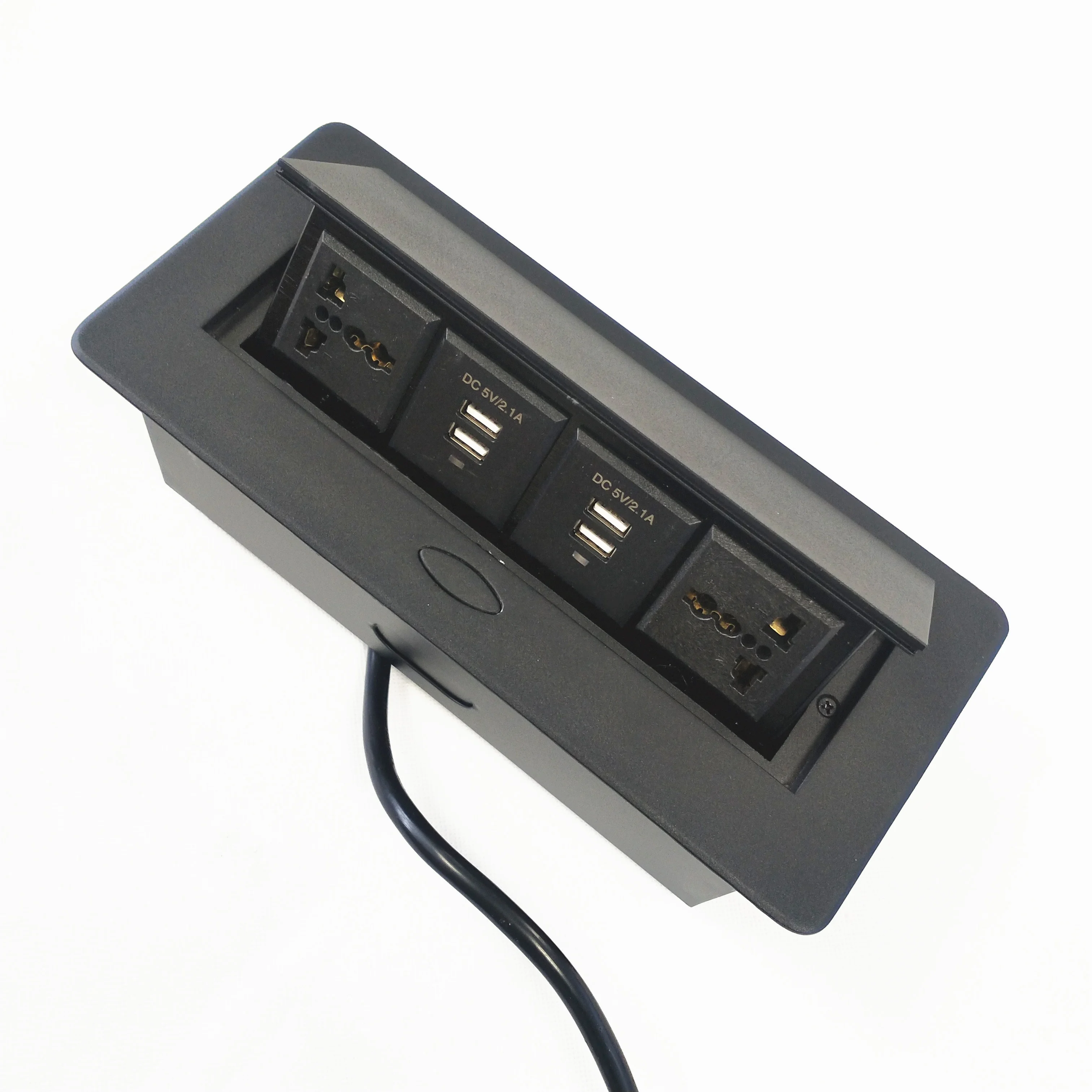 2 Universal Power Outlet 2 Dual Usb Charging Damped Pop-up Socket/pop ...