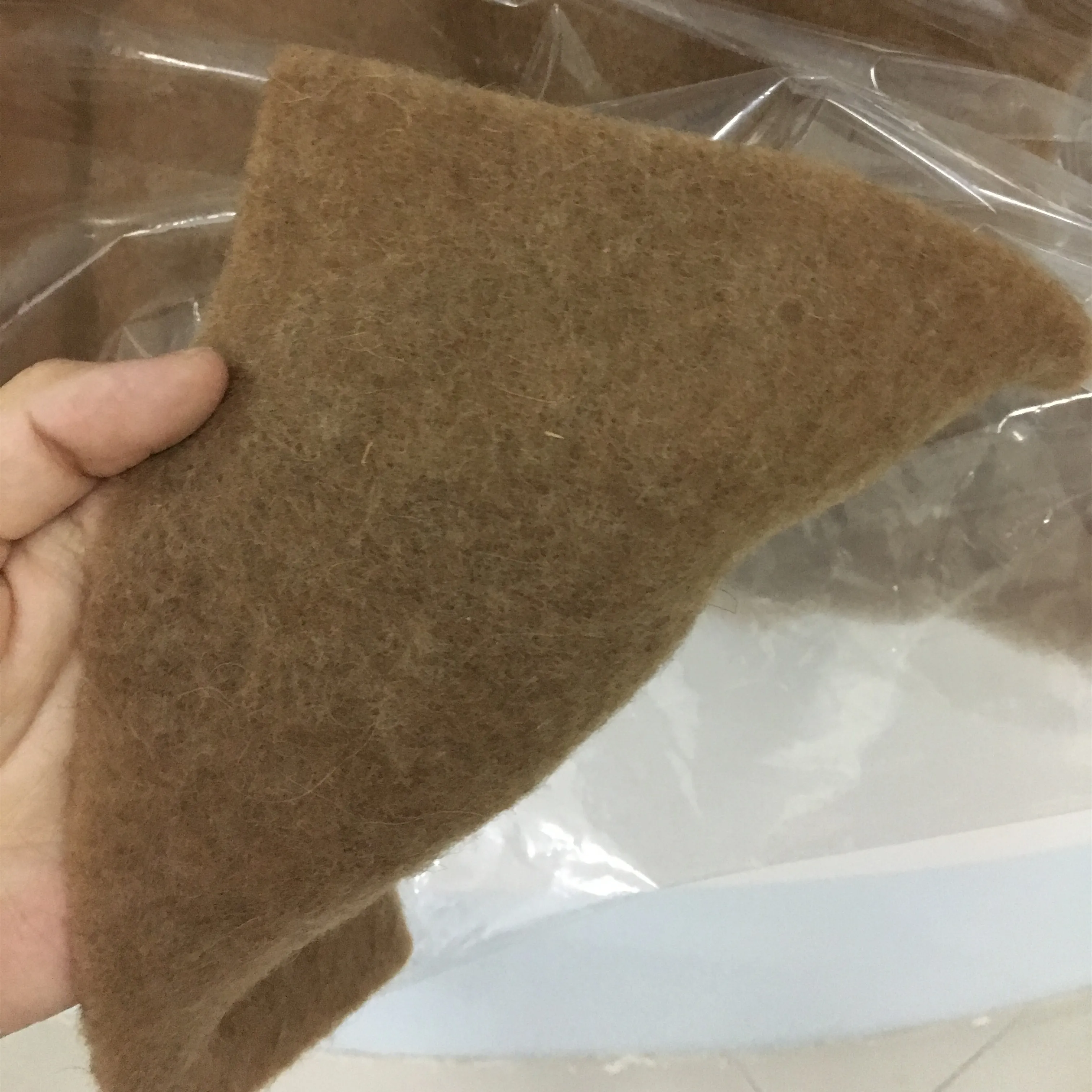2023 Best Selling Thermal Bonded 100% Camel Hair Wadding For Coat/quilt ...