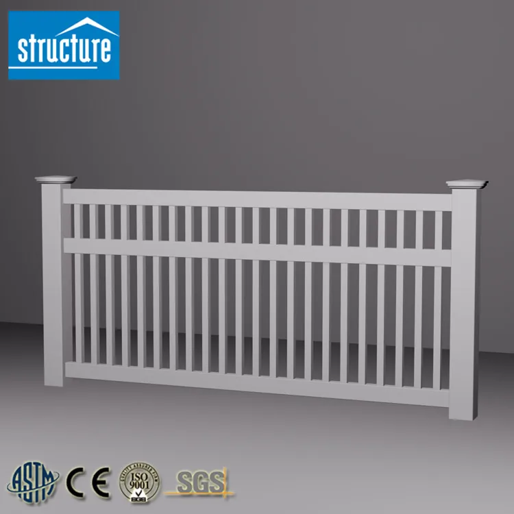 Durable PVC Plastic Yard Gates Fence Gate - 30 Year Warranty