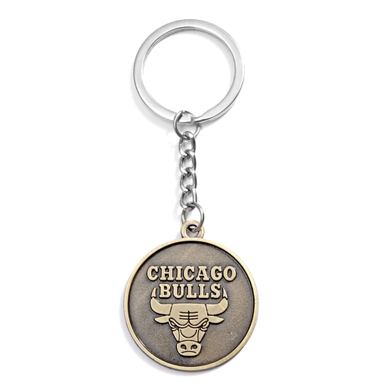 Personalized Nba Team Custom Logo Metal Keychain Pendant Alloy Key Ring ...