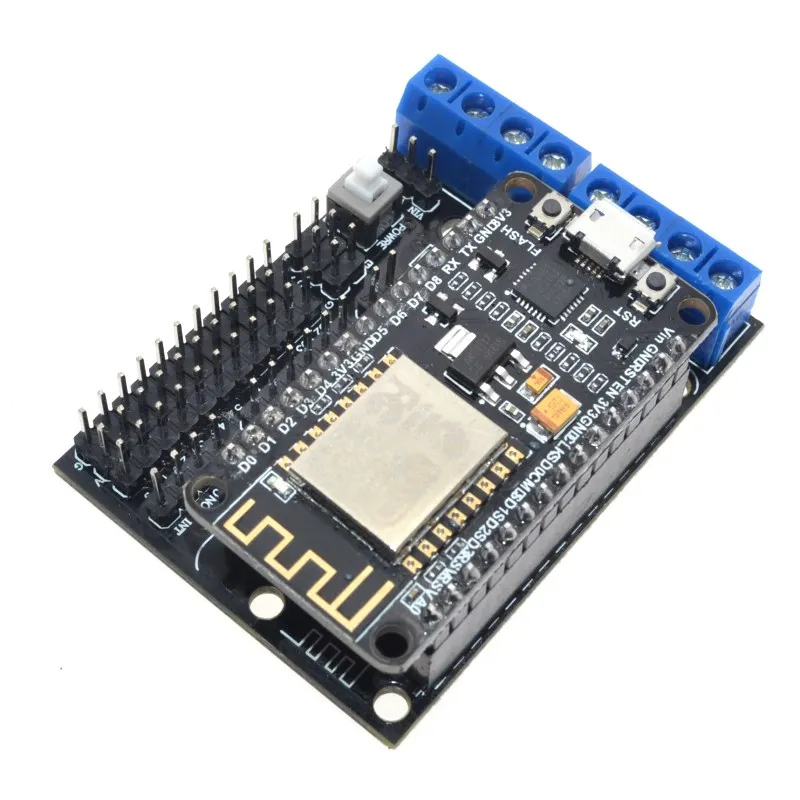 Node Mcu Development Kit Node Mcu + Motor Shield Wholesale Esp8266 Wifi ...