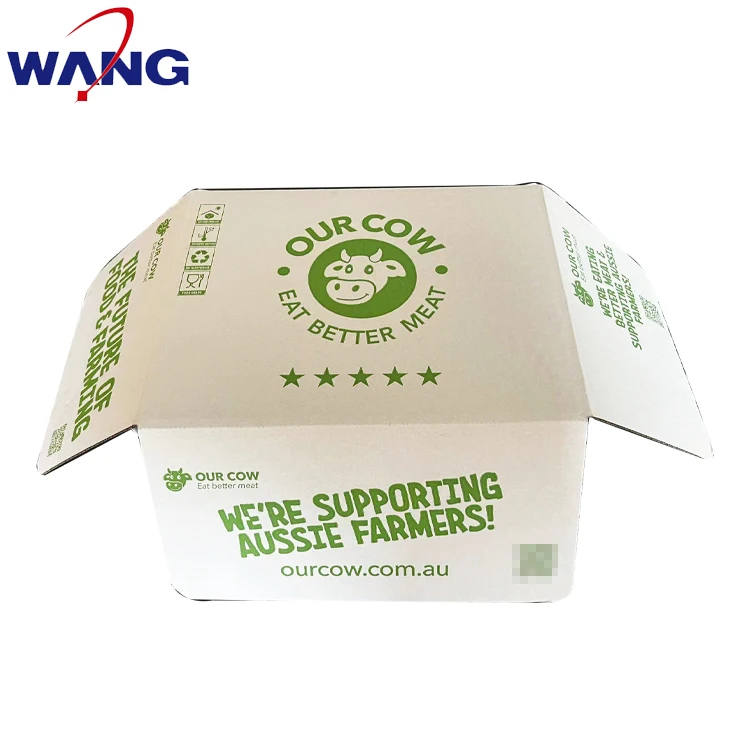 Frozen Food Box Packaging Shipping Carton Box Insulated Food Shipping ...