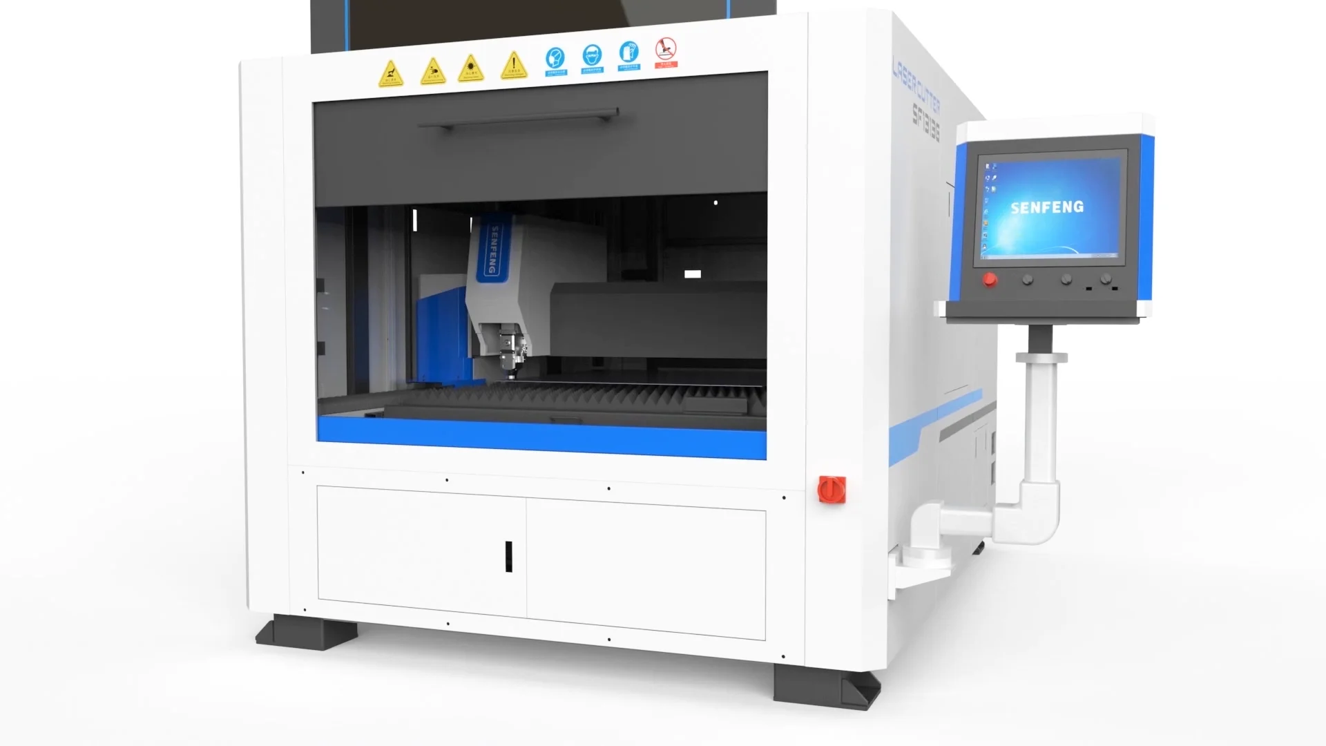 Senfeng 1313g Fiber Laser Cutting Machine/carbon Steel,Alloy,Metal ...