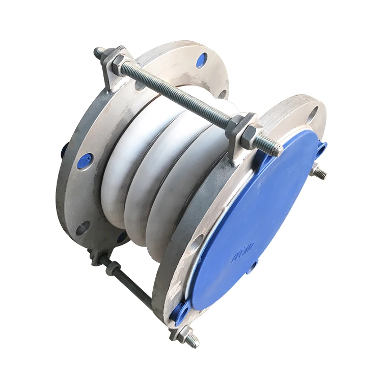 Flange Connected Axial Metal Compensator Full PTFE Lined Bellows ...