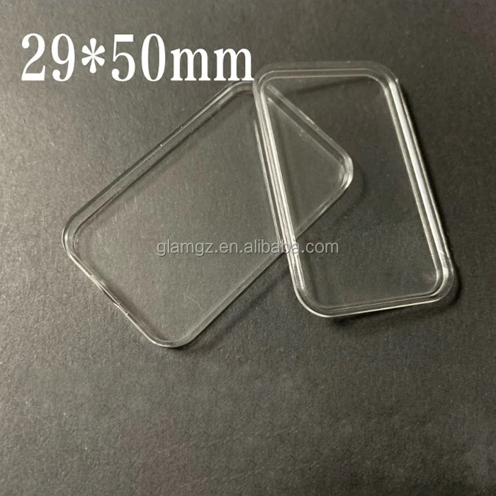 Clear Plastic Coin Capsule Display Case Holder Custom Square Acrylic ...