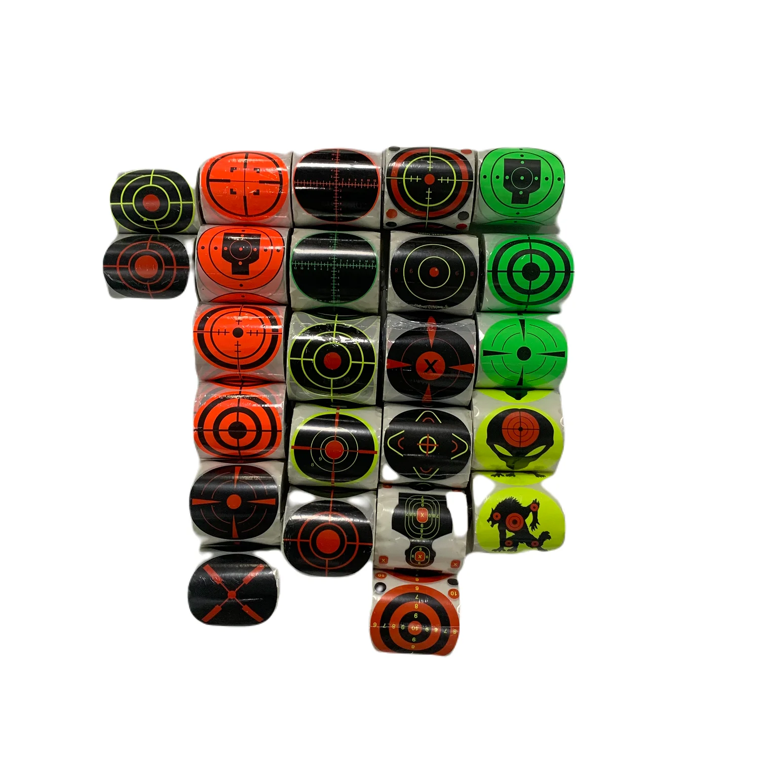 Wholesale New Design Pattern Shooting Target Stickers 3 Inches Sticker ...