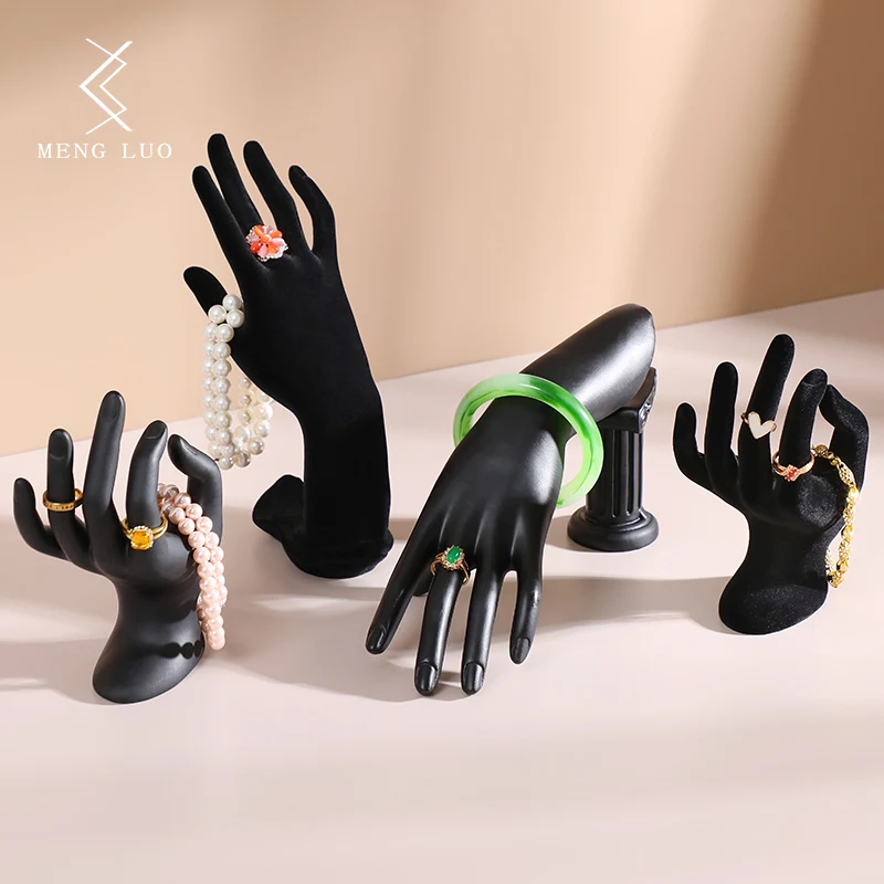 New Black Shaped Resin Mannequin Hand Model Ring Holder for Ring ...