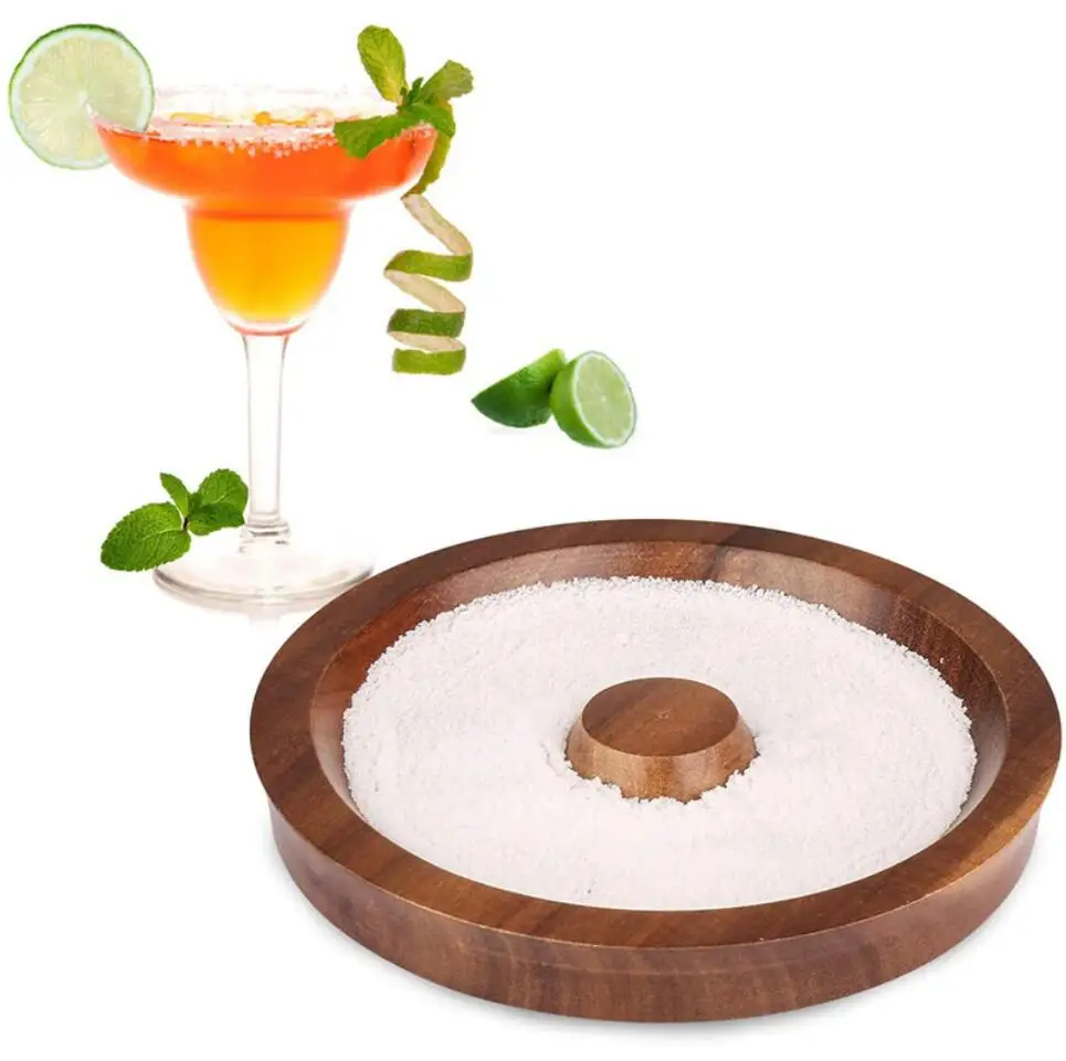 Acacia Wood Margarita Salt Rimmer - Sustainable & Stylish