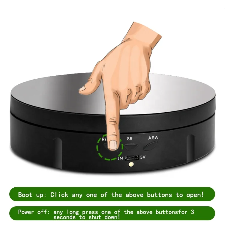 360 Degrees Rotating Rotary Display Stand - Luxury & Versatility