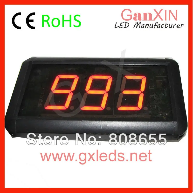 Remote Control LED Digital Number Counter Display - GANXIN