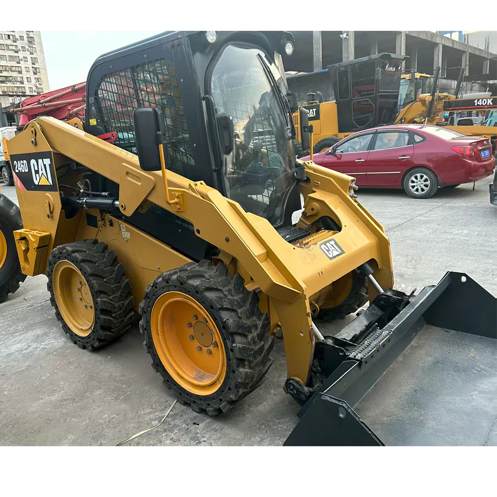 USED Original Caterpillar CAT 246D Skid Steer Loader Mini Machine 0.9 ...