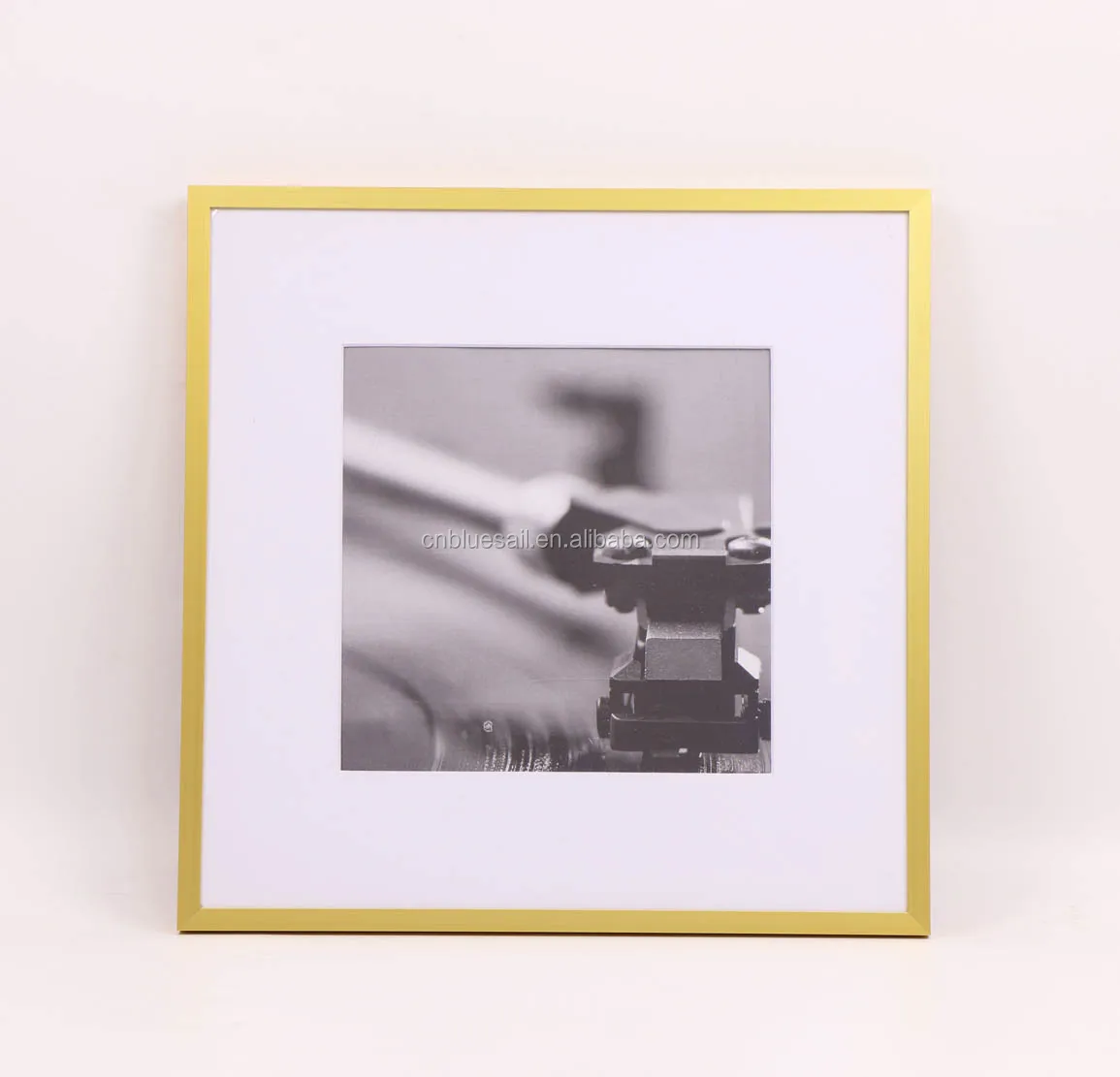 Gold Picture Frame,12.5x12.5" Square Photo Frame,Aluminum Poster Frame ...