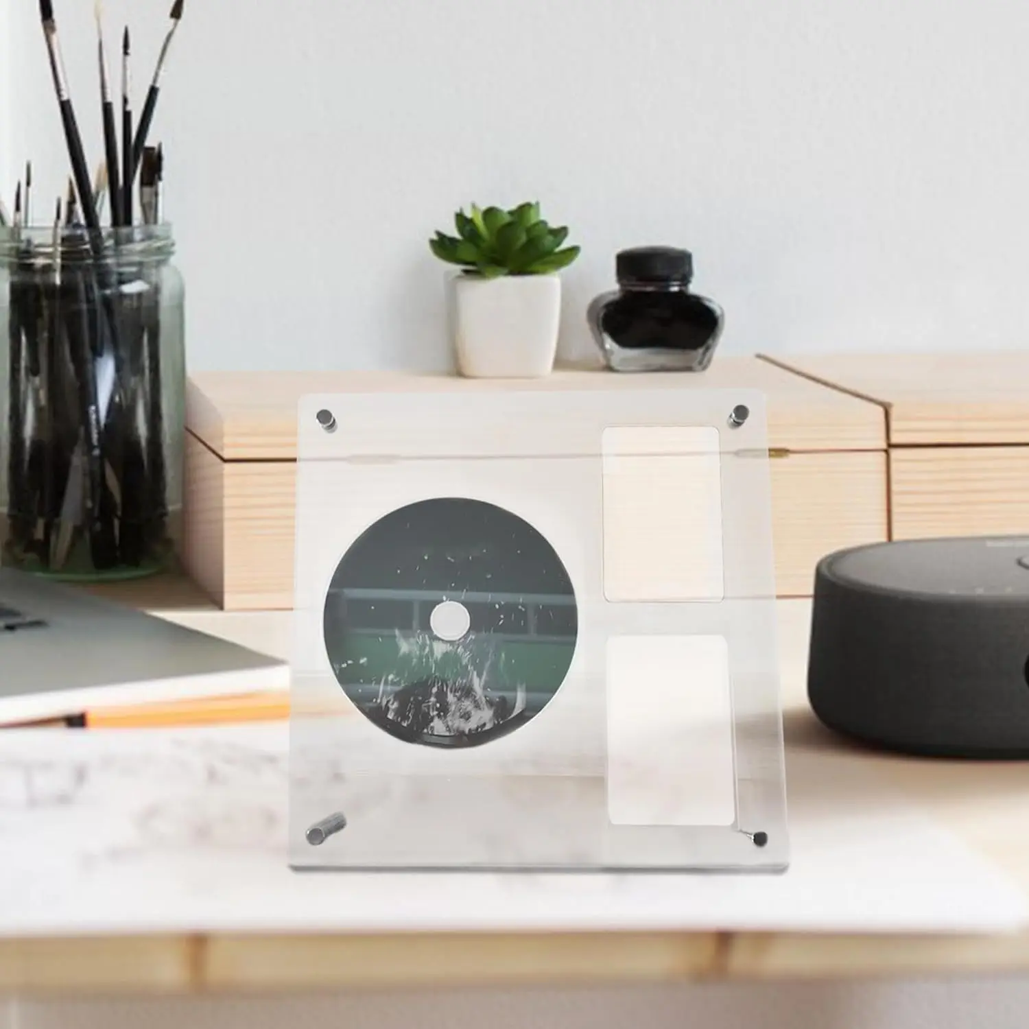 Acrylic CD Player Stand - Durable and Stylish Display