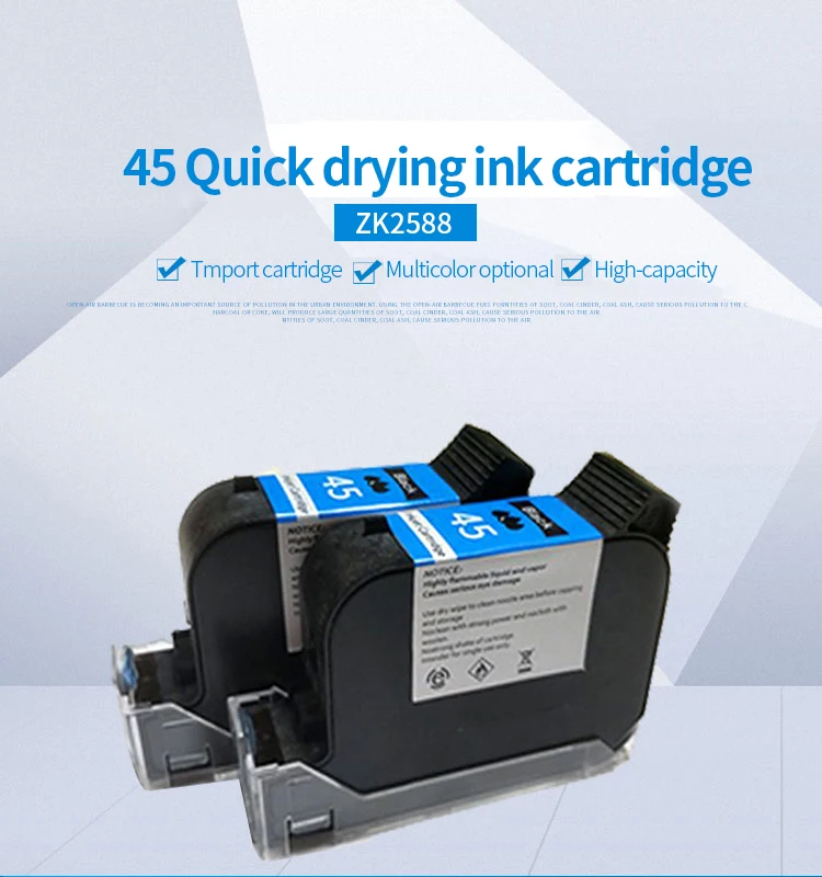 42ml Inkjet Printer Solvent Fast Dry Refill Ink Cartridge - Buy Ink ...