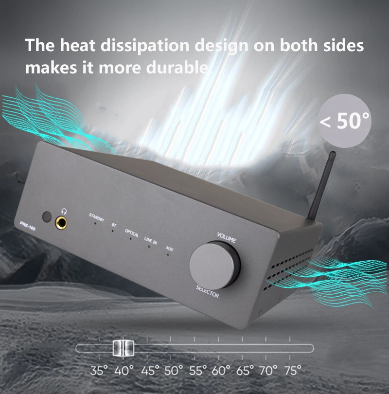 2 Channel Bluetooth Preamplifier With Professional Tube Preamplifier ...