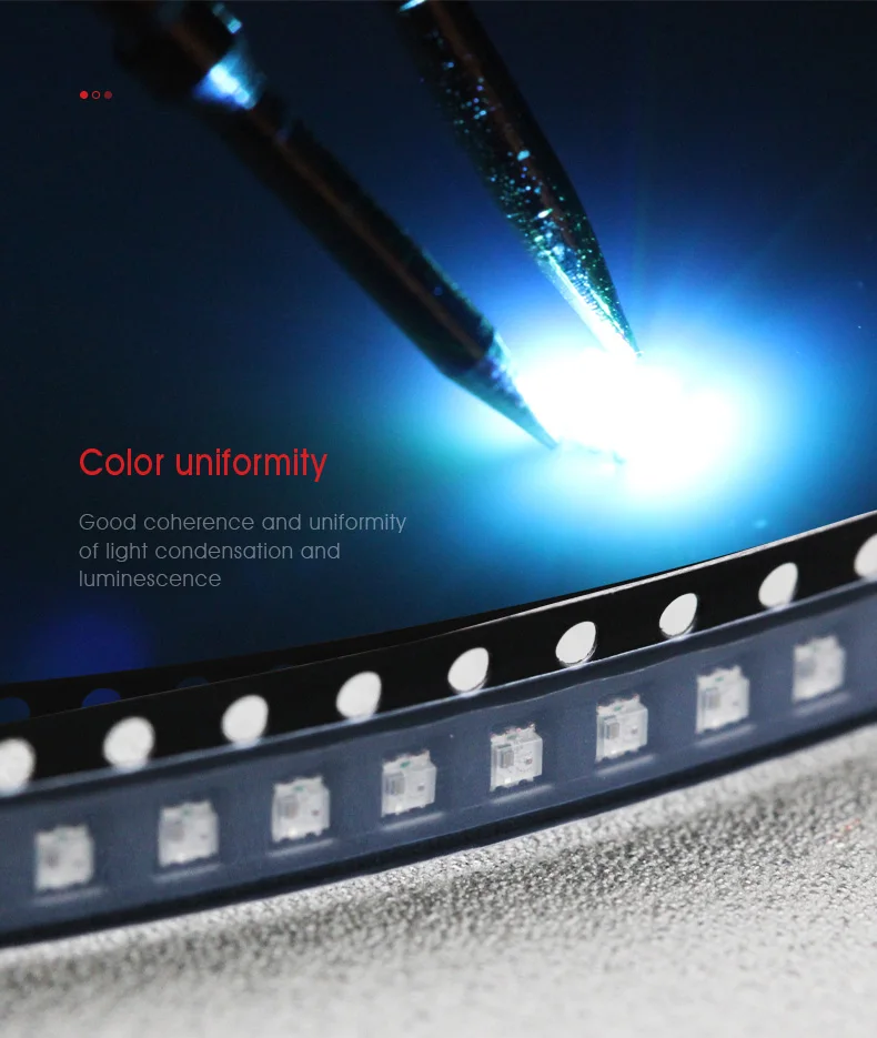 Smd 0807 0805rgb Tri-color Led Diode Built-in Ic Fast And Slowly ...