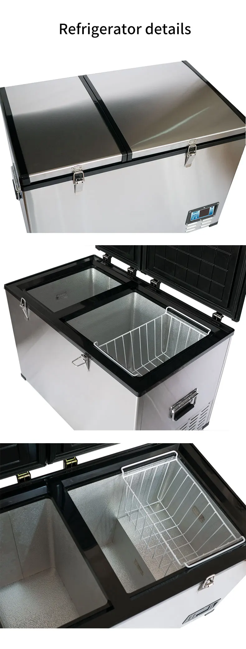 80L Alpicool BCD80 12v Volt Compressor Portable Fridge Freezer