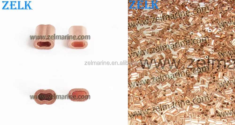 Hourglass Copper Ferrules (Self Color, Zinc Plated, Nickle Plated ...