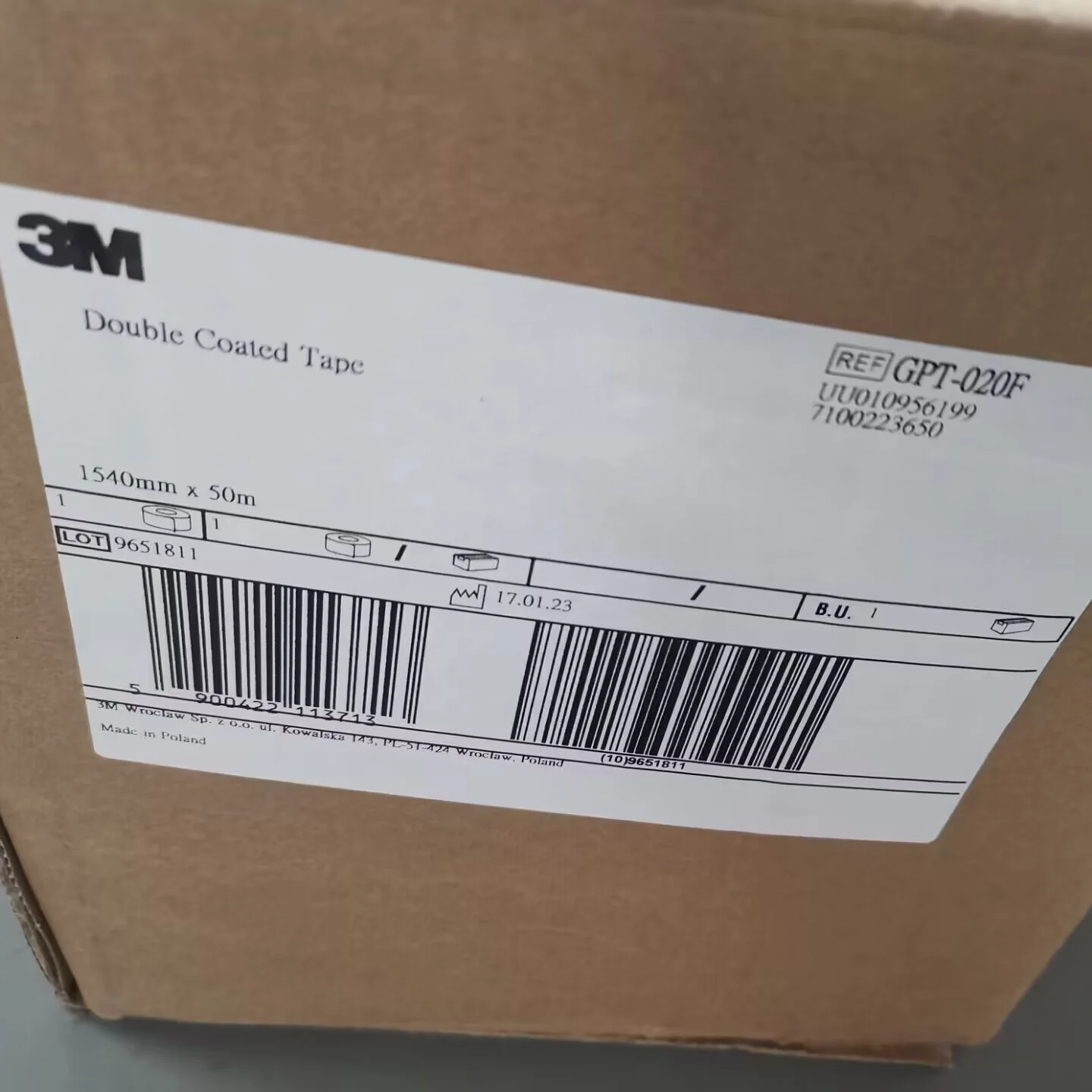 3M Double Coated Tape GPT-020F| Alibaba.com