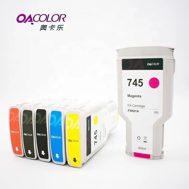 Oacolor F9k01a F9k02a F9k03a F9k04a F9k05a F9k06a For Hp 745 Ink ...