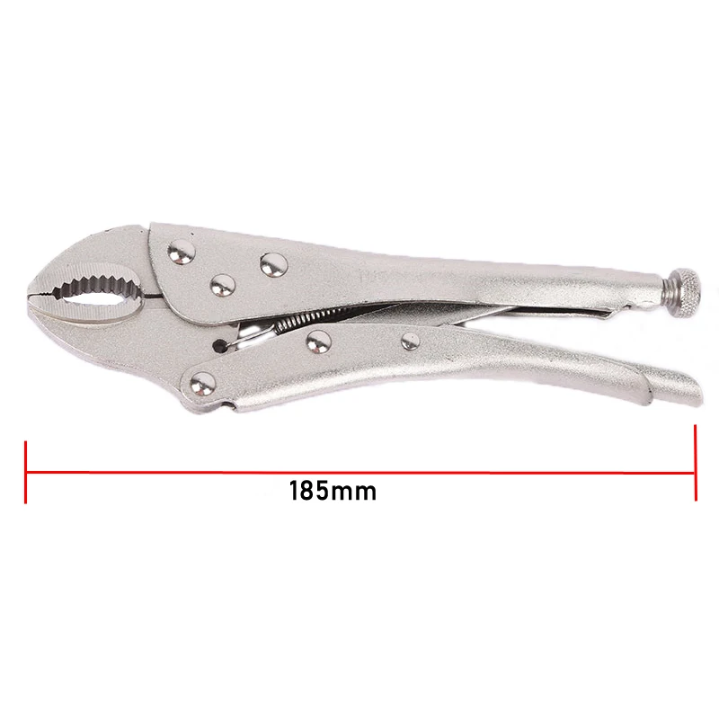 Locking Pliers 7 Inch Round Nose Adjustable Vice Grips Curved Jaw Mole ...