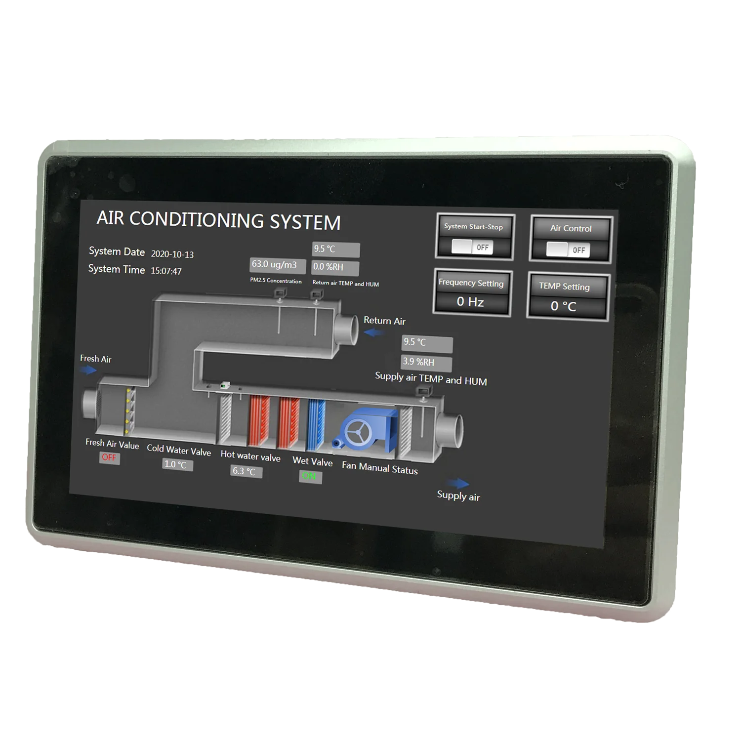 Milesgo 7inch Hmi Plc All In One Support Bacnet Monitor Remotely By ...
