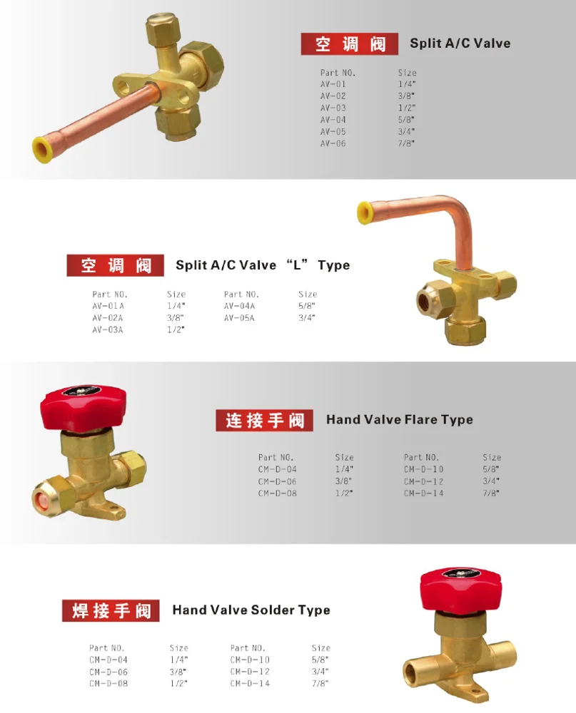 Air Conditioner Refrigeration Service Valve - Bestar