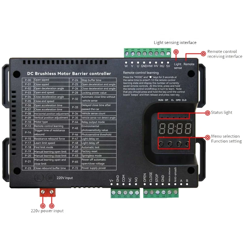 BLDC Barrier Gate Controller for Automatic Traffic Management