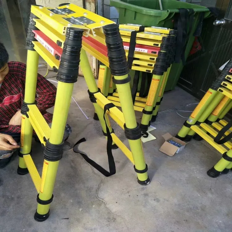 Insulated Herringbone Slug Ladder Telescopic Ladder Electrician's ...