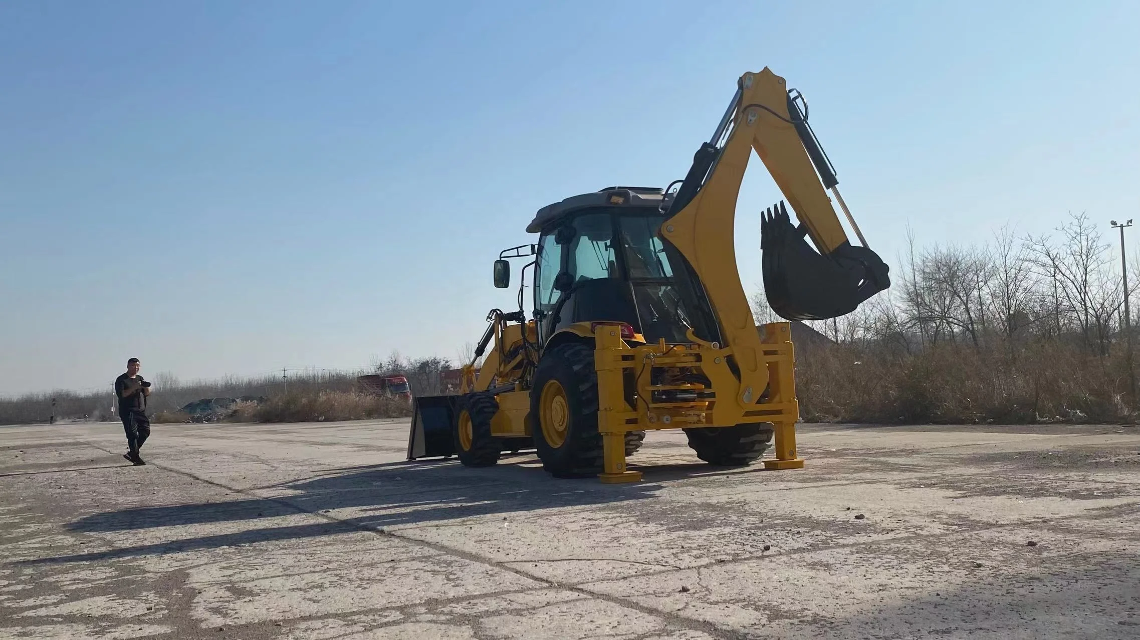 Compact Backhoe Tractor Loaders Backhoe 4x4 2.5ton 3 Ton 4 Ton Backhoe ...