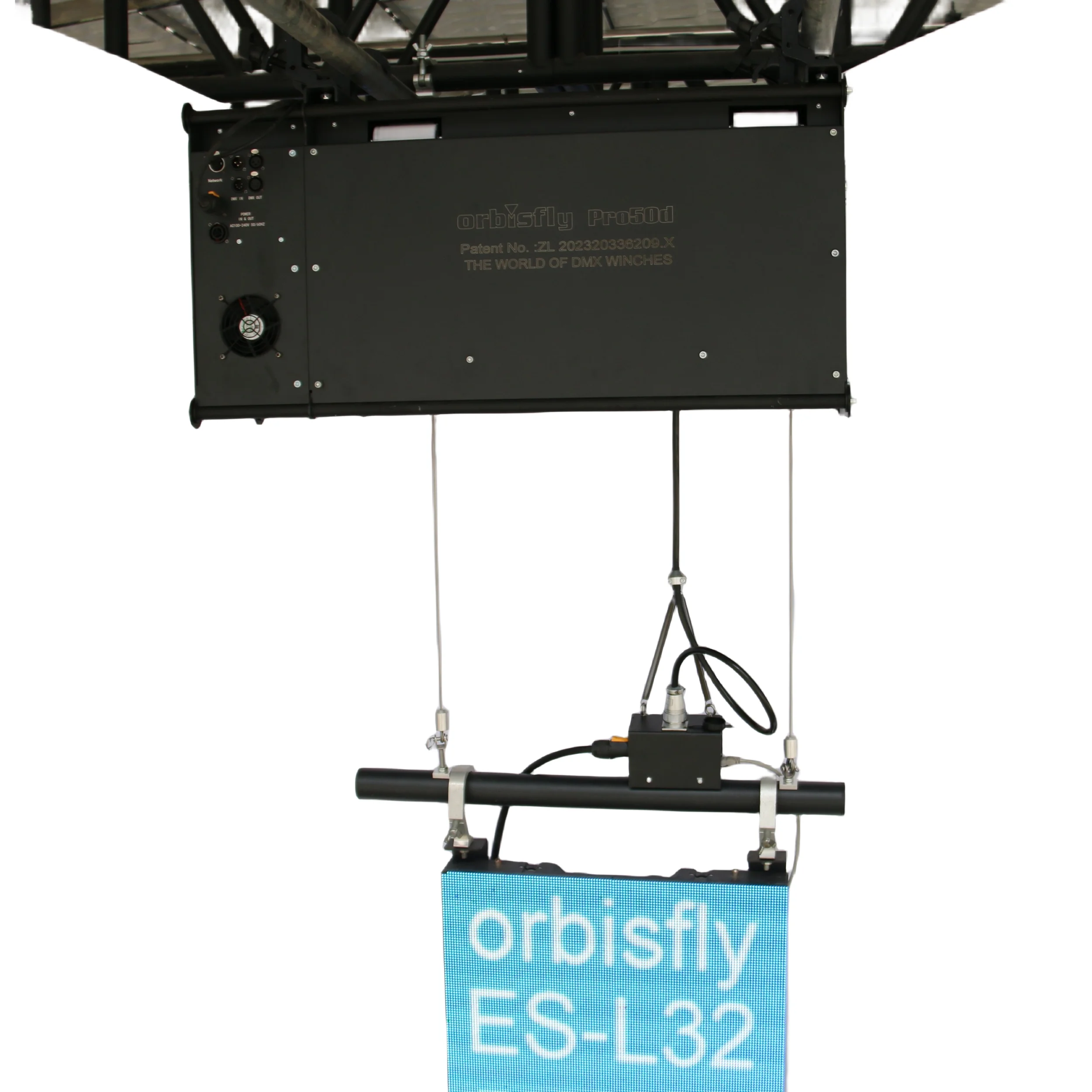 Kinetic Winch Hoist Motor Load 50kg Can Hang Moving Head Lasers Screens ...