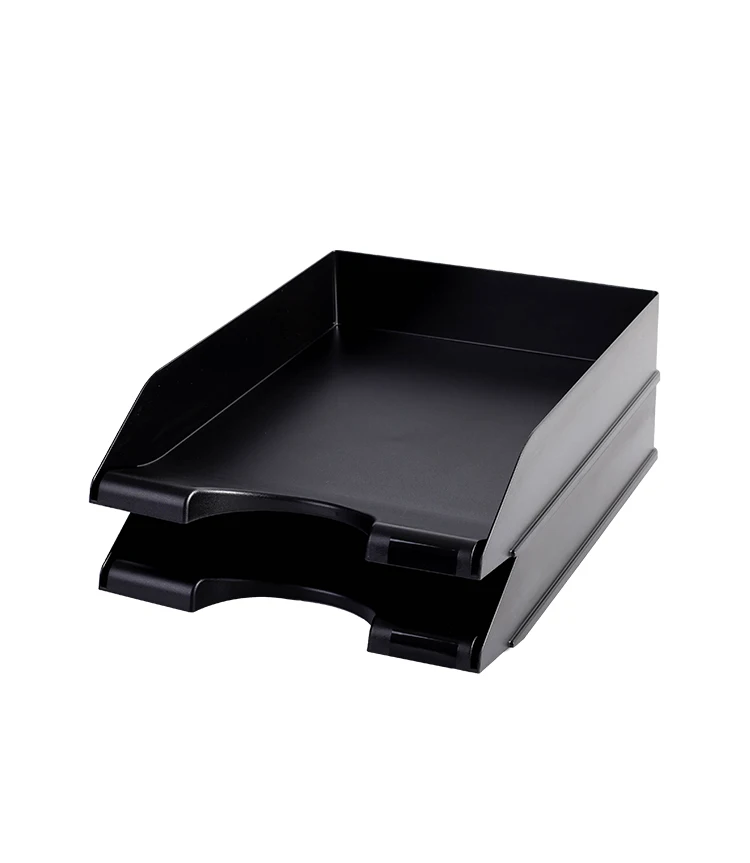 School Letter Size Plastic Stackable Document Tray A4 Office Stationery ...