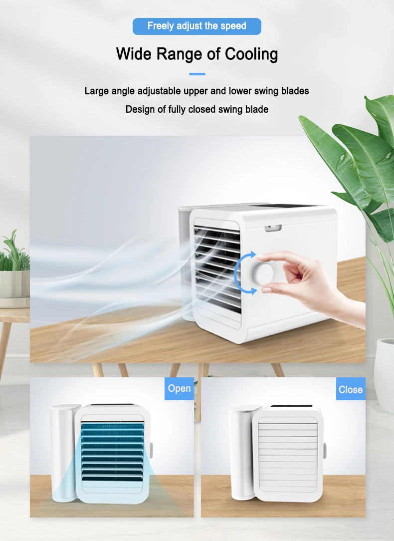 Personal Portable Table Mini Air Conditioner - Cool & Humidify