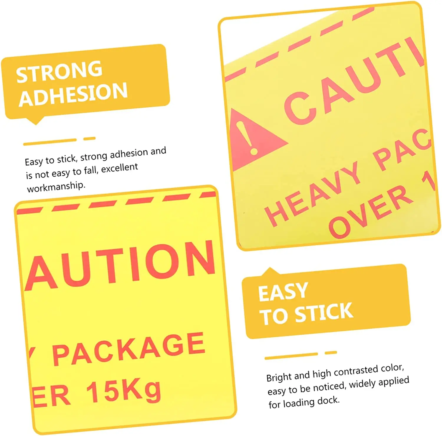 Overweight Warning Stickers Stickers Warning Decals Adhesive Shipping ...