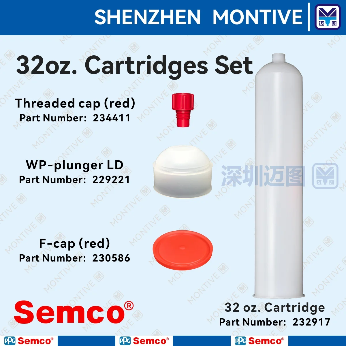 232917 Semco Original 32oz Cartridges Are Suitable For Adhesive ...