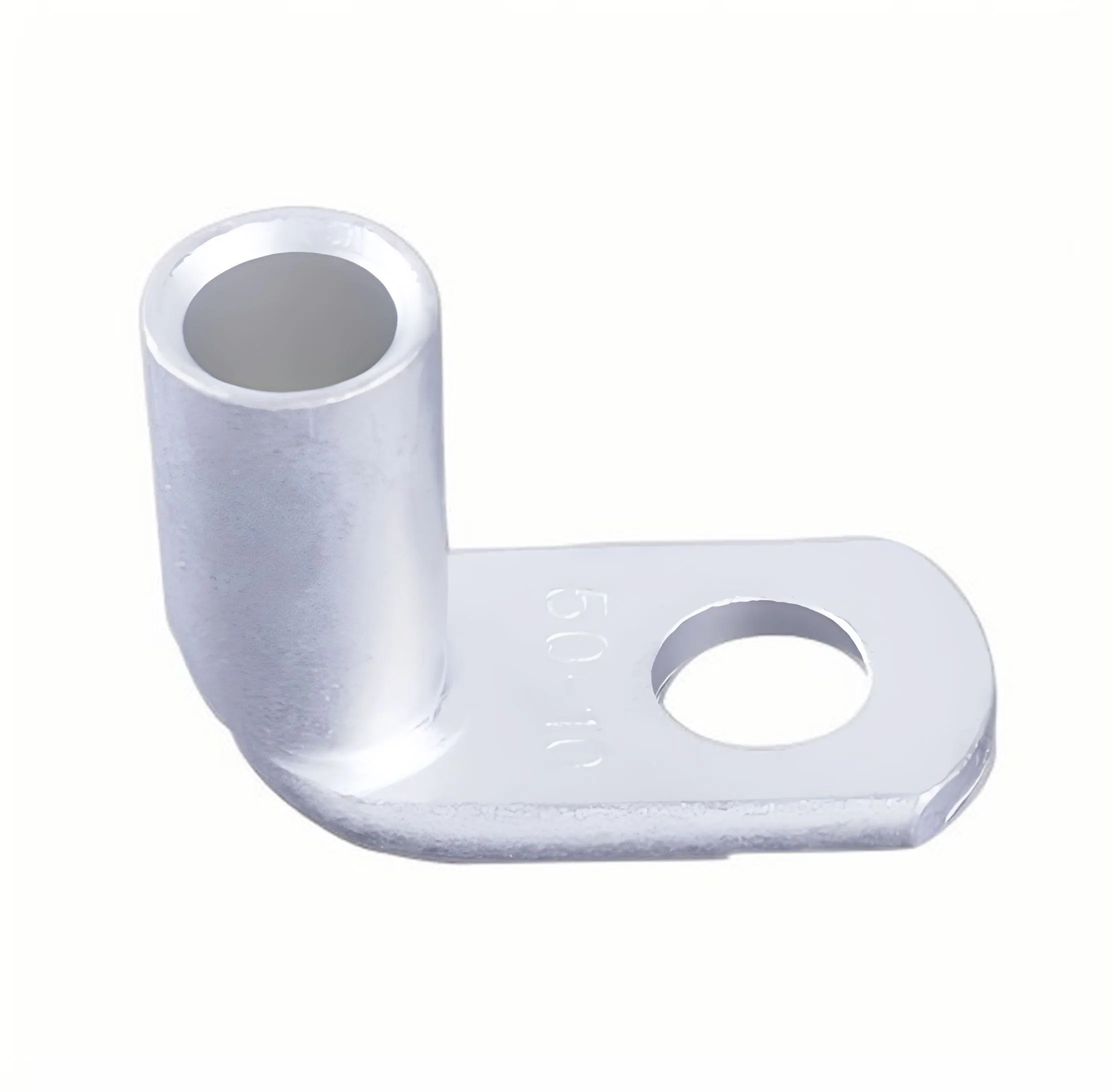 L Shape Tinned Copper Cable Lugs 90 Degree Bent Battery Lugs Heavy Duty ...