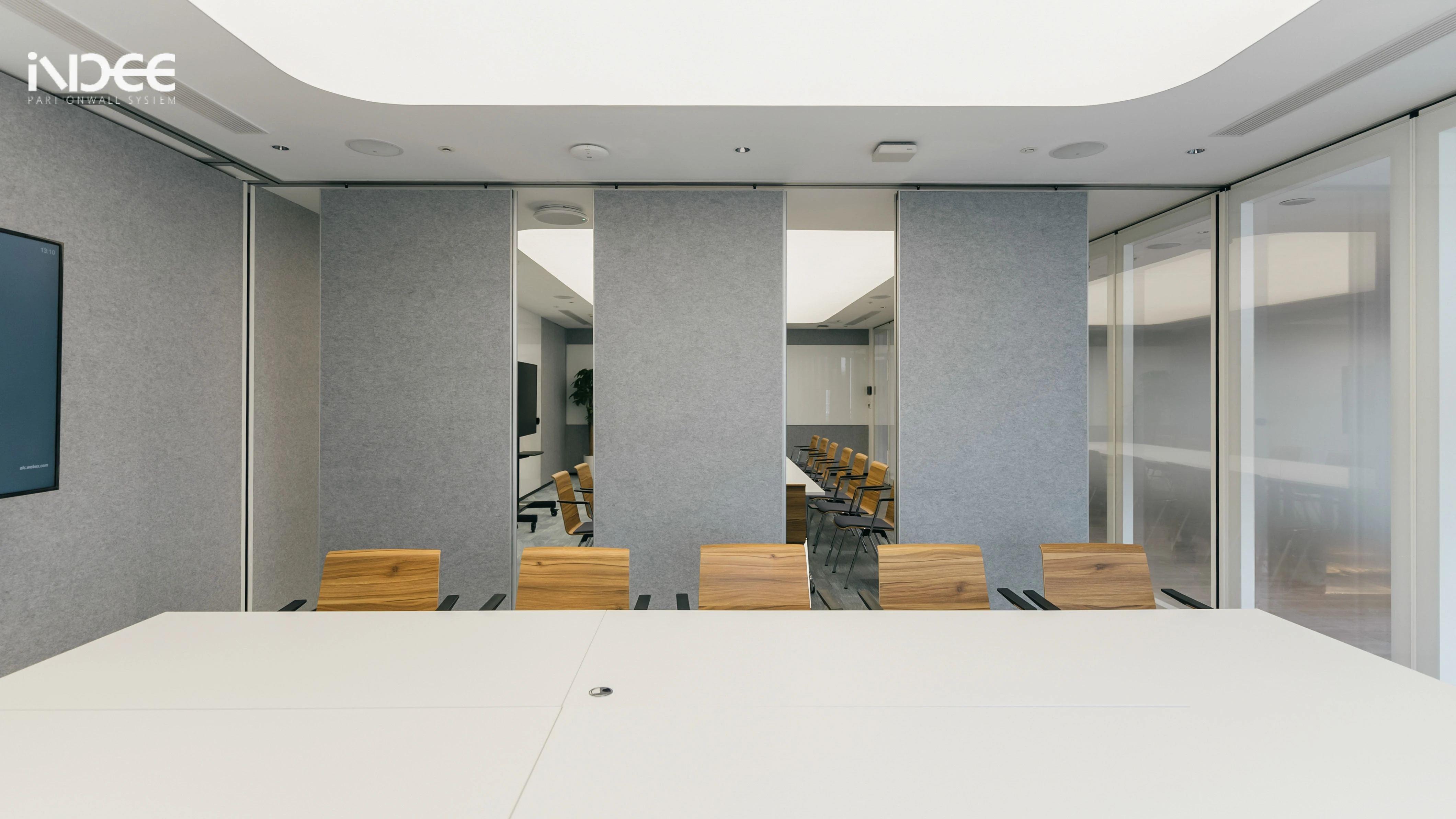 Modern Design Temporary Sliding Wall Panels for Office Hall School ...