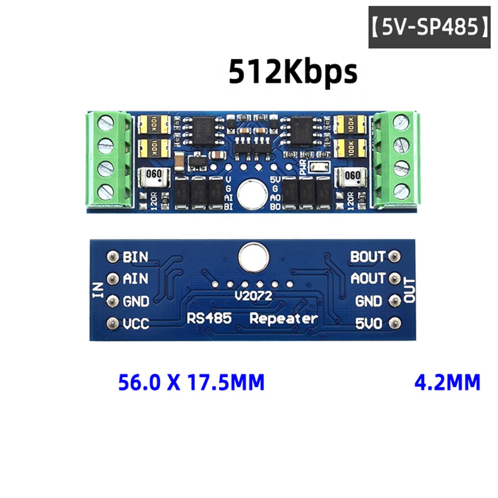 RS485 Repeater Circuit - Signal Amplification & Isolation