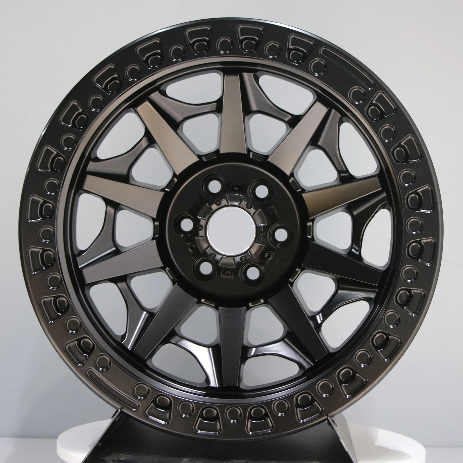 17x9.0 Matte Black Alloy Wheel For Passenger Car Tires - Buy Passenger ...