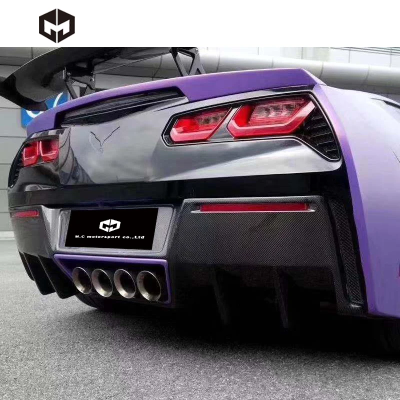 Carbon Fiber Rear Diffuser For Chevrolet Corvette C7 - Buy Carbon ...