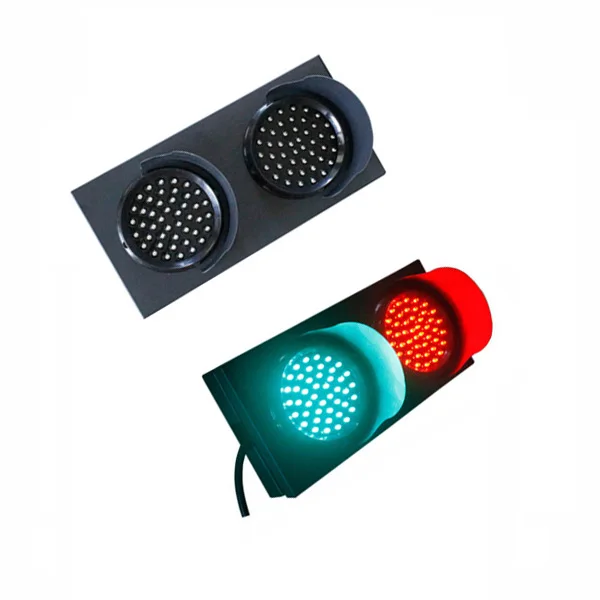 100 Mm Red Green Traffic Led Light / Led Traffic Signal Light For Car ...