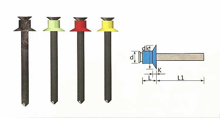 Double Countersunk Head Rivets - Durable Blind Rivets