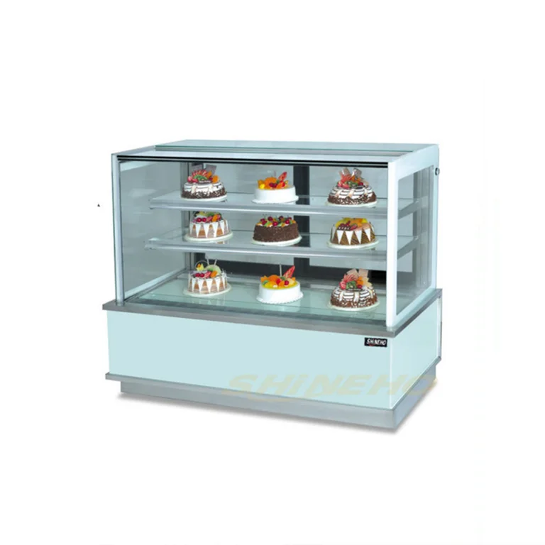 Refrigerated Bakery Bread Cake Chiller Showcase Display Cabinet Fruit ...