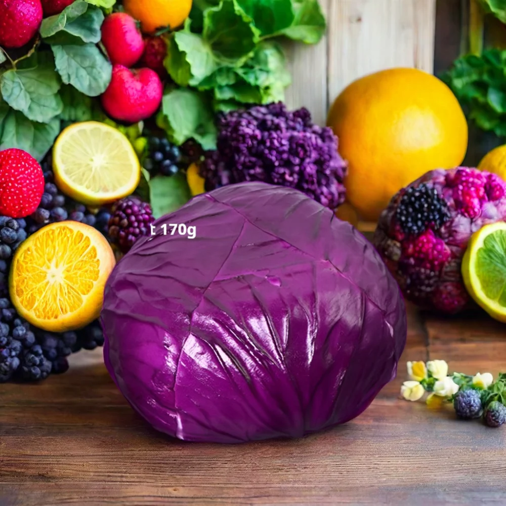 Purple Cabbage Artificial Vegetable Ornaments Halloween Home And ...