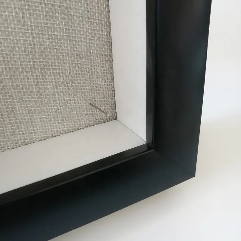 12x15 Shadow Box Frame With Linen Background And 8 Stick Pins Deep ...